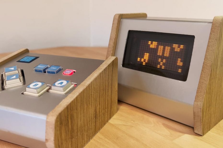 This original video game console features a VFD - M.R. ENGINEERING